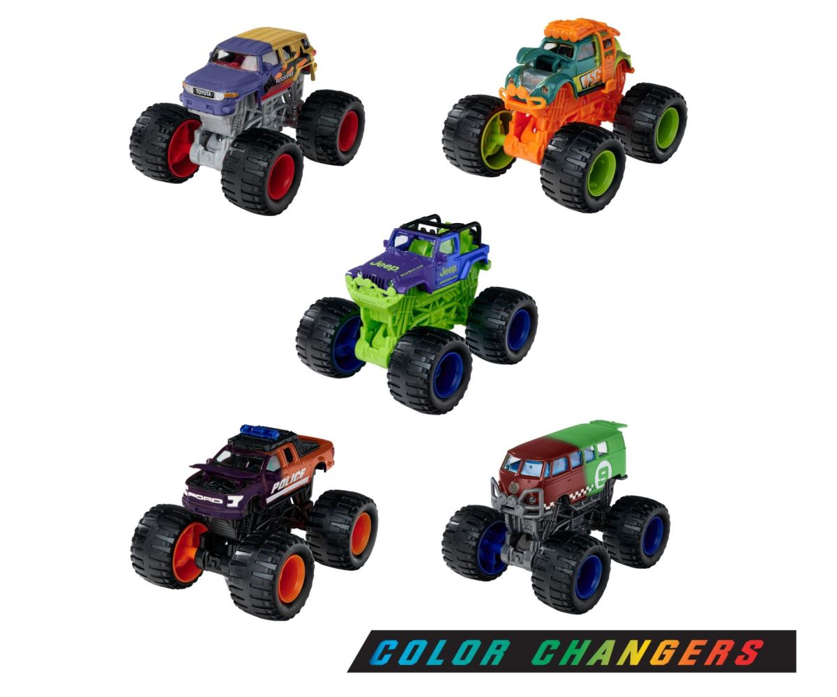 MAJORETTE Monster Rockerz Color Changers, 5-asst. - Jouets 2ème Age ...