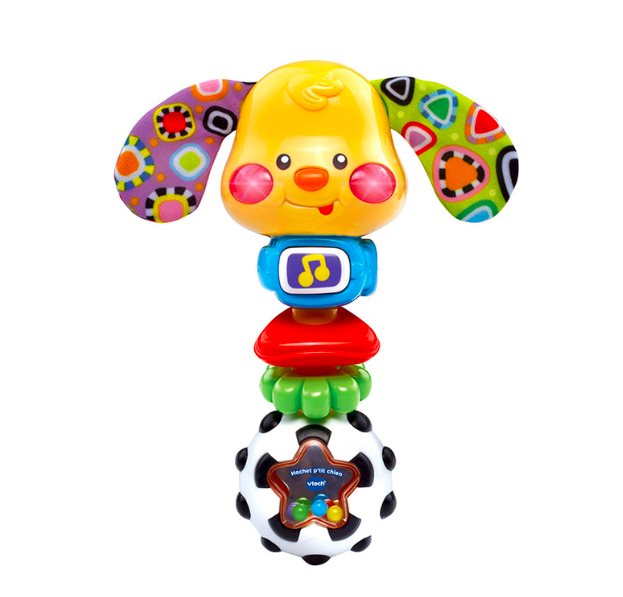 VTECH HOCHETS ASSORTIS - CHIEN/ ELEPHANT Marron - Jouets 1er Age ...