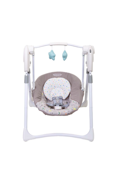 GRACO BALANCELLE - SLIM SPACES DAYDREAM MARRON - Balancelles - Éveil et ...