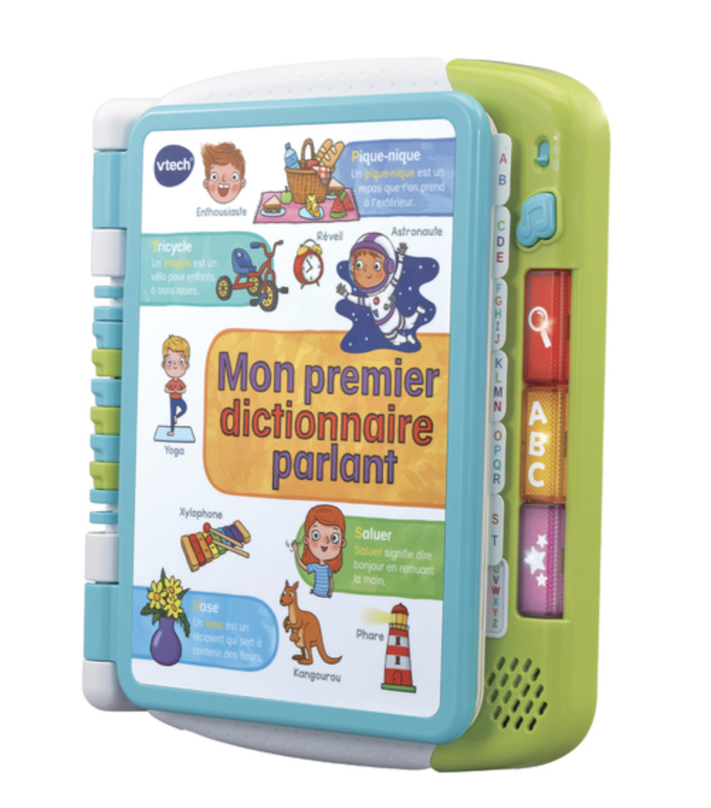 VTECH MON PREMIER DICTIONNAIRE PARLANT Gris - Jouet d'éveil - Éveil et jeux - Orchestra