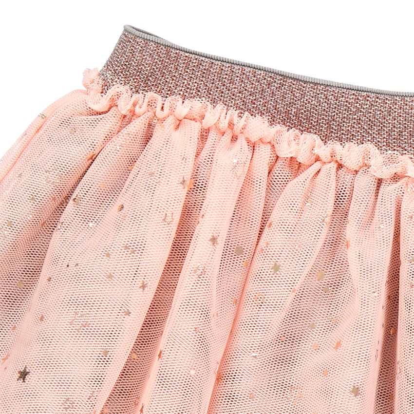 Orchestra Jupe volantée en tulle à étoiles dorées Rose - 3 mois - Robe ...