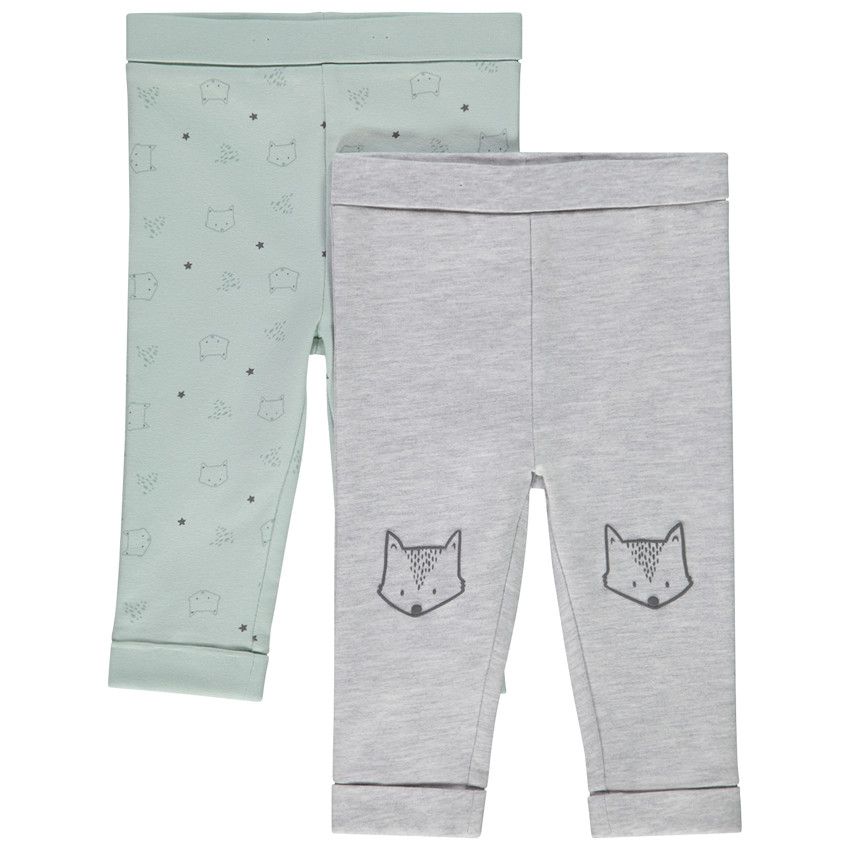 Orchestra Lot de 2 caleçons en french terry motifs renard pour bébé ...