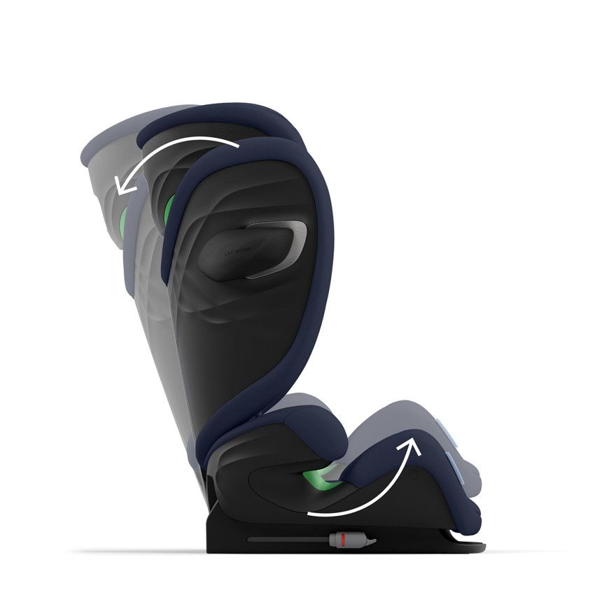 CYBEX Siège-auto Solution G i-Fix - Ocean Blue Soft Taupe - Groupe 2-3 ...