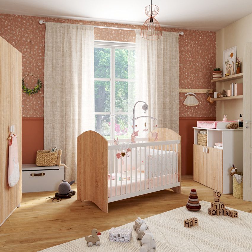 PREMAMAN Mobile Little princess Rose pâle - Mobiles musicaux - Sommeil ...