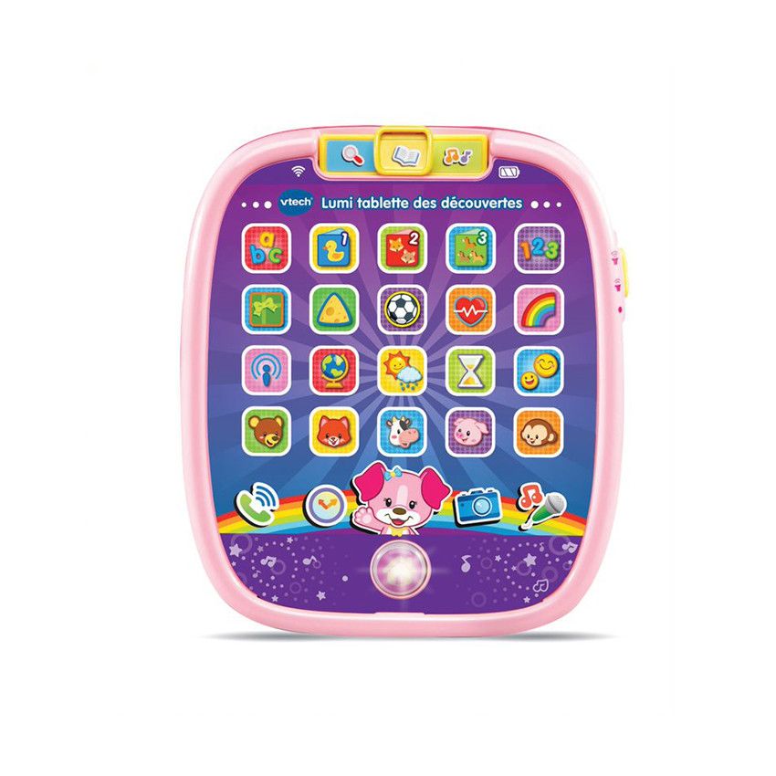 VTECH BABY Lumi tablette des découvertes - Rose Bleu - Jouet d'éveil ...