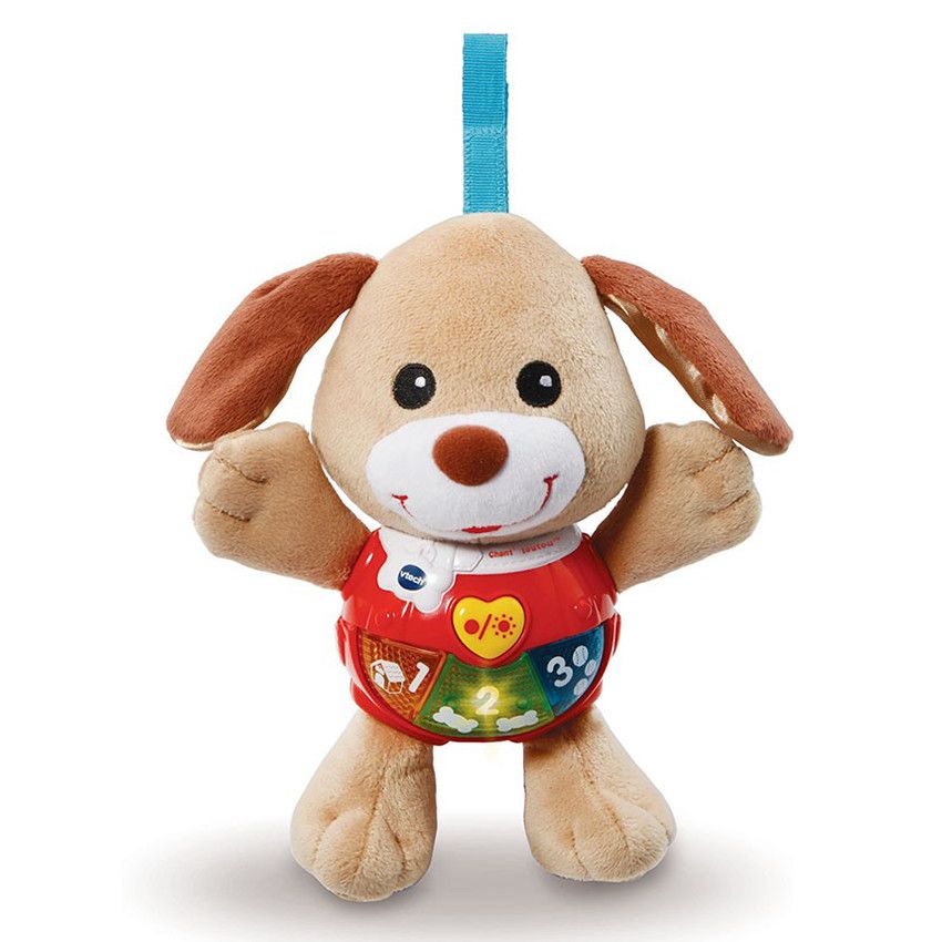 VTECH Peluche Chant'toutou - Brun Multicolore - Doudous et peluches ...