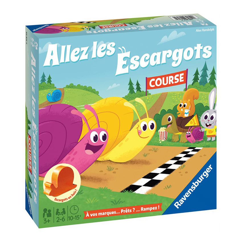 Ravensburger Jeux Stratégie & Réflexion Allez Les Escargots Gris ...