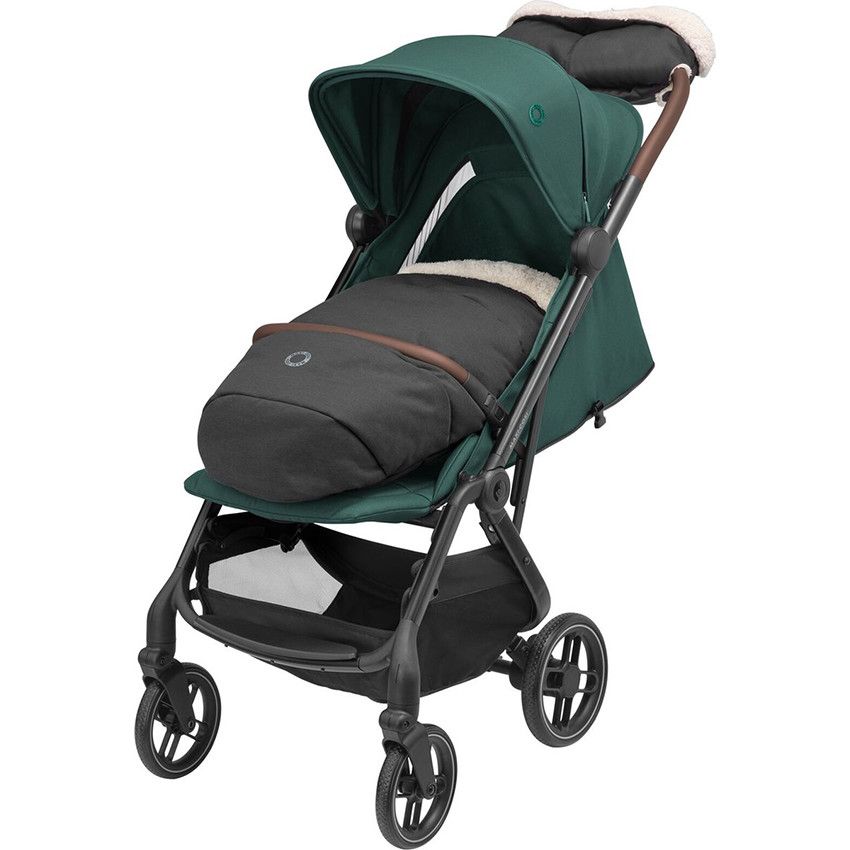 MAXI COSI Poussette Soho ultra compacte solution 3-en-1 Essential Green ...