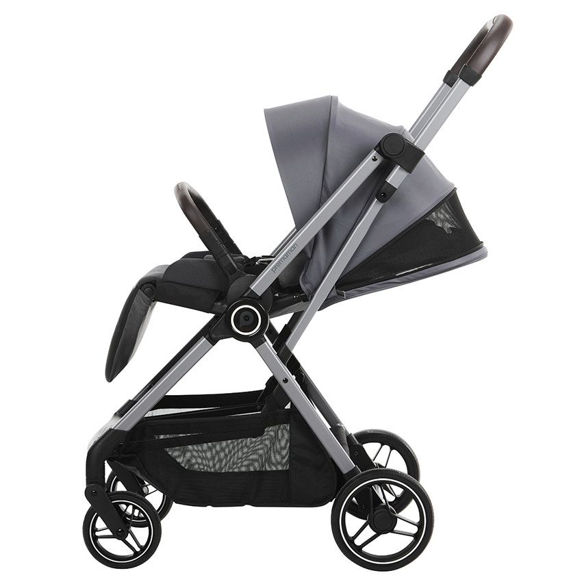 PREMAMAN Poussette compacte Flora noir Vert - Poussettes - Poussettes ...
