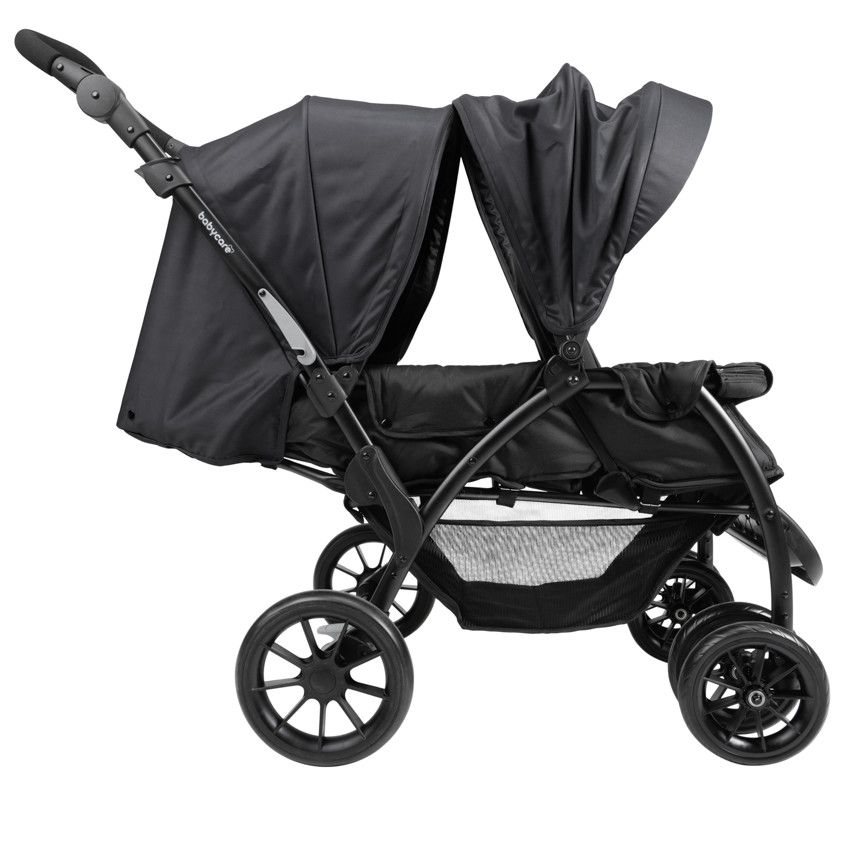 Babycare Poussette double pour enfants d'âge rapproché noir Beige ...