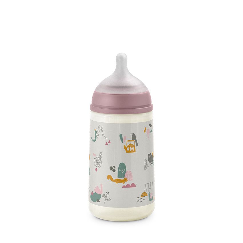 SUAVINEX Biberon avec tétine symétrique SX Pro M 270 ml Walk in the ...