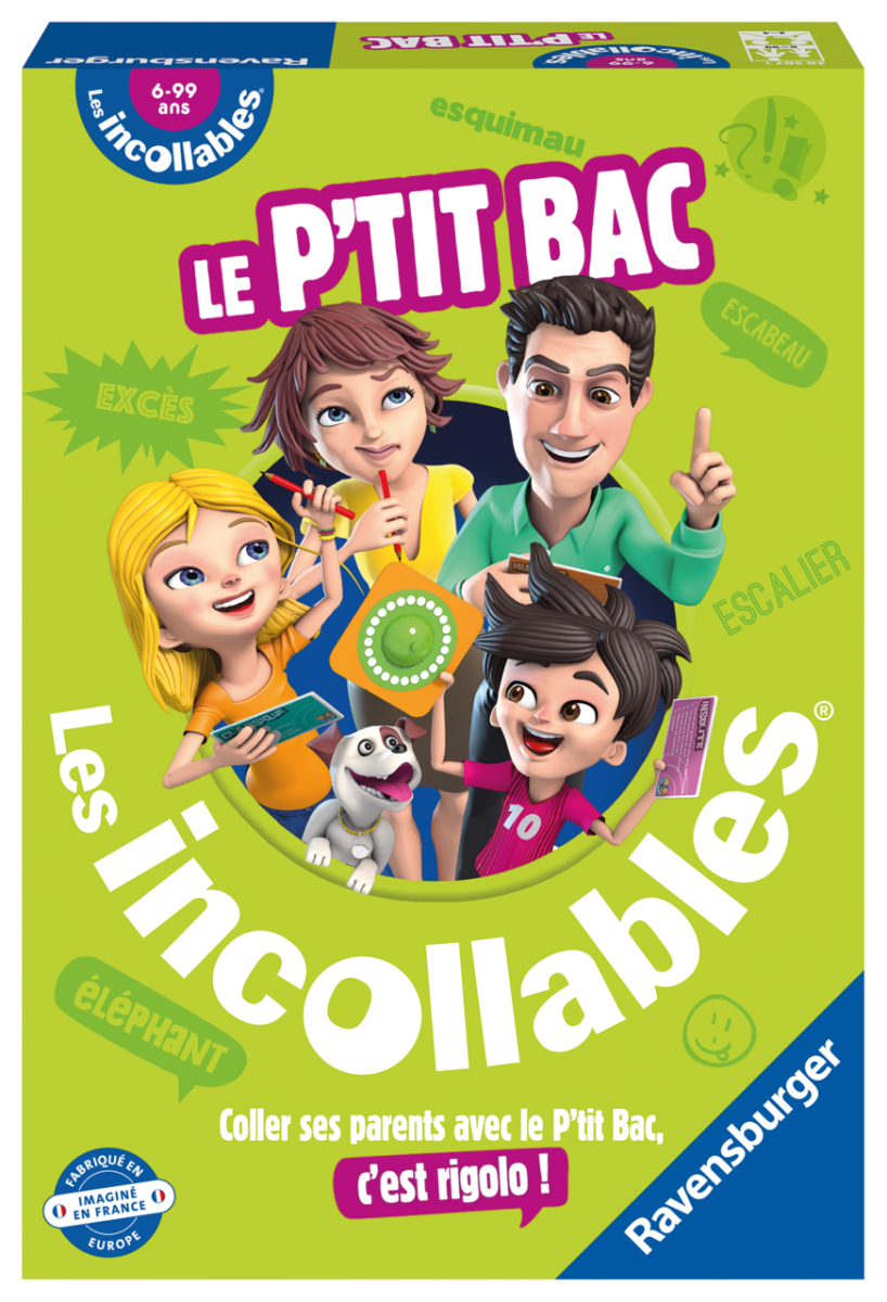 Ravensburger Jeu Stratégie & Réflexion Incollables P'tit Bac Multicolore - Jouets 2ème Age ...