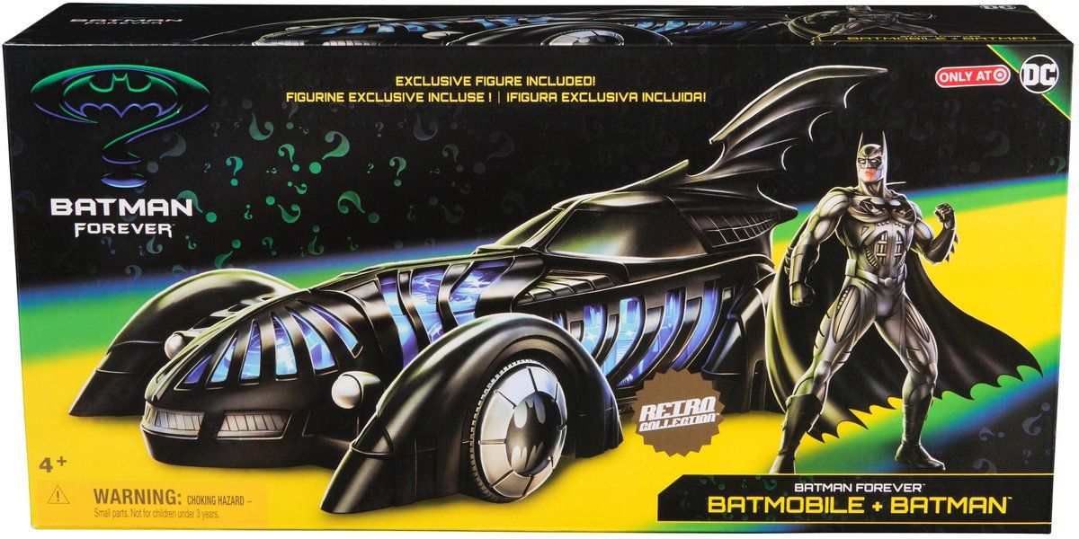 Spin Master PACK BATMOBILE + FIGURINE BATMAN FOREVER DC Retro ...