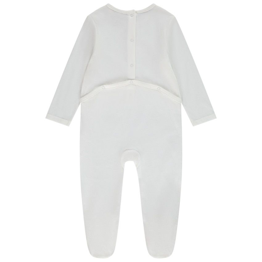 Orchestra Dors-bien en jersey avec print fantaisie pour bébé fille Ecru ...