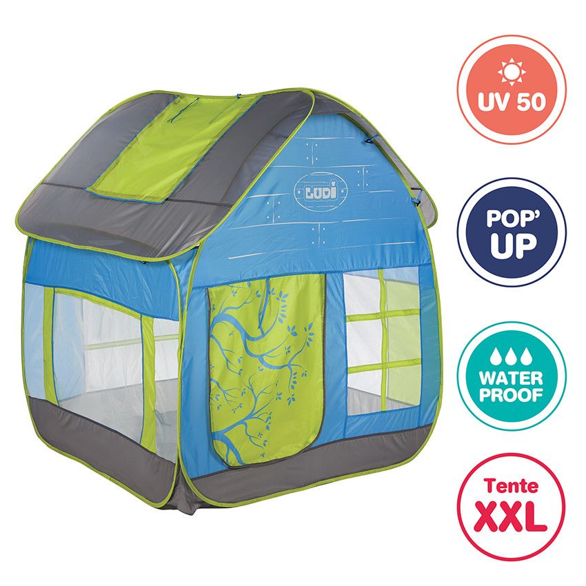 LUDI Maison Pop-up - Cottage Rouge - Jouets 2ème Age - Éveil et jeux ...