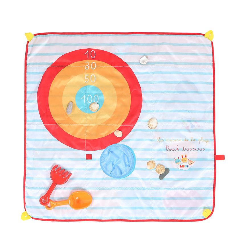 LUDI Les trésors de la plage x10 + Jeu de cible Soft Taupe - Jouets ...