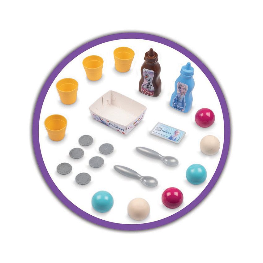 Smoby Marchande de Glaces la Reine des Neiges 2 Ecru - Jouets 2ème Age ...