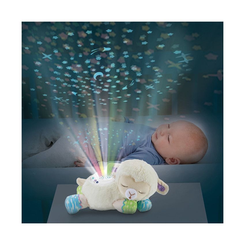VTECH BABY Veilleuse Manon Lumi Mouton Nuit étoilée 3 en 1 Soft Taupe ...