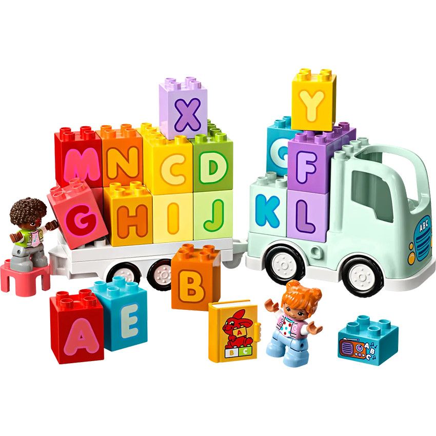 Lego Duplo Le Camion de L'Alphabet Lego Duplo 2ans+ Soft Taupe - Jouets ...