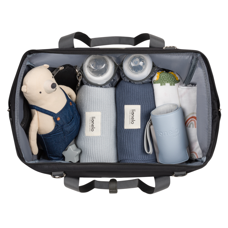 LIONELO SAC A LANGER IDA BLACK ONYX - Sacs à langer - Voyages - Orchestra