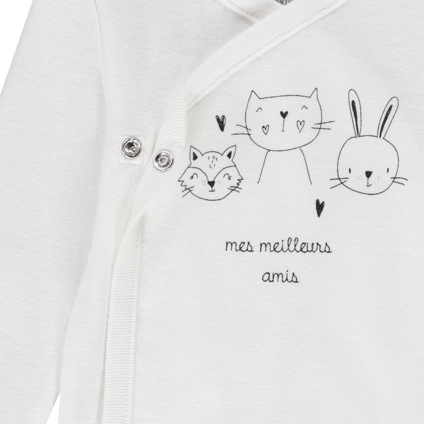 Orchestra Lot de 3 bodies manches longues pour bébé avec ouvertures ...