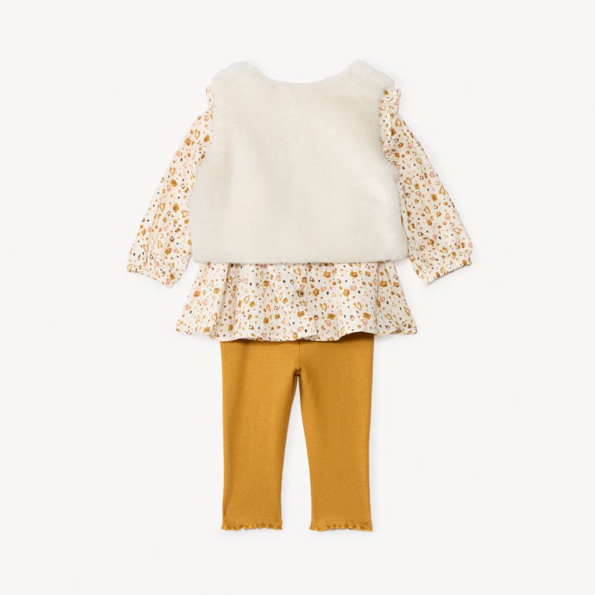 Orchestra Ecru chiné - 6 mois - Ensemble - Bébé fille - Orchestra