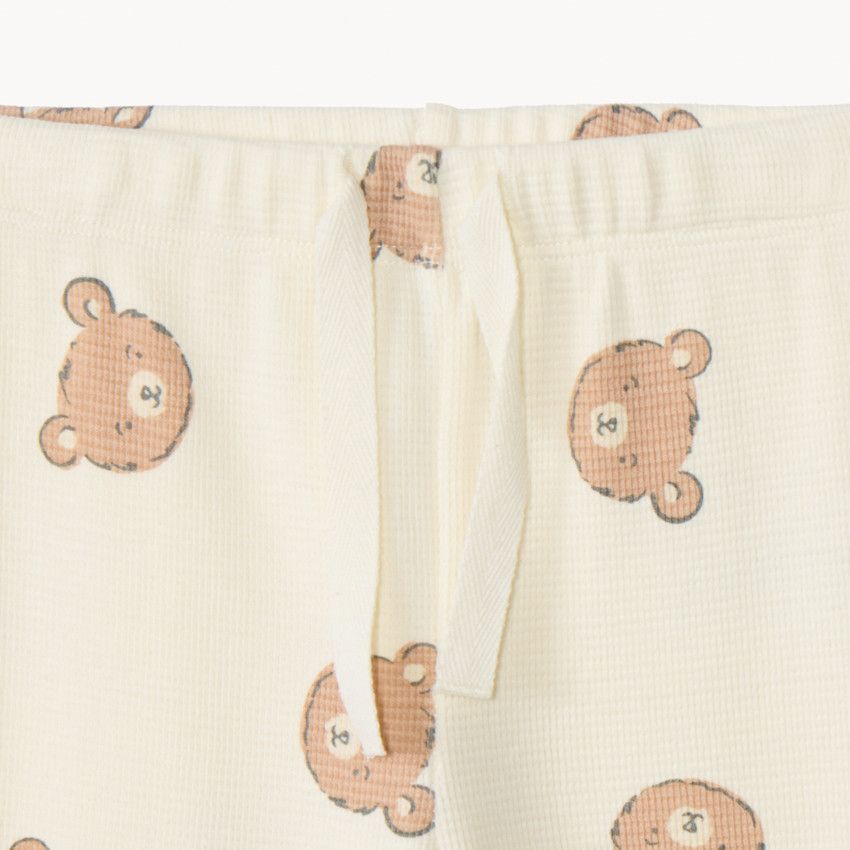 Orchestra Ensemble jogging oursons en nid d'abeille pour bébé Ecru ...