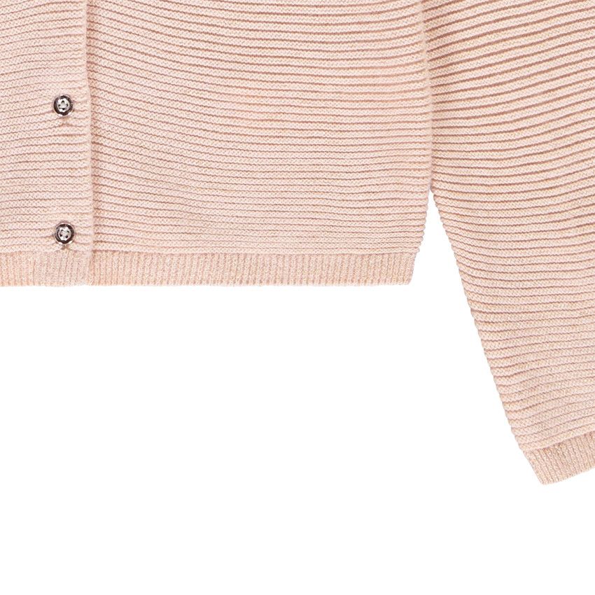 Orchestra Gilet en tricot fantaisie avec lurex pour fille Rose poudré - 14 ans - Pull, gilet ...