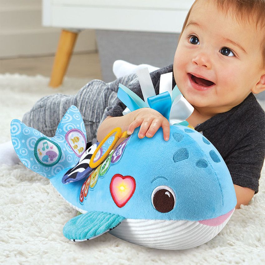 VTECH BABY Peluche interactive Océane, ma baleine musicale Violet ...