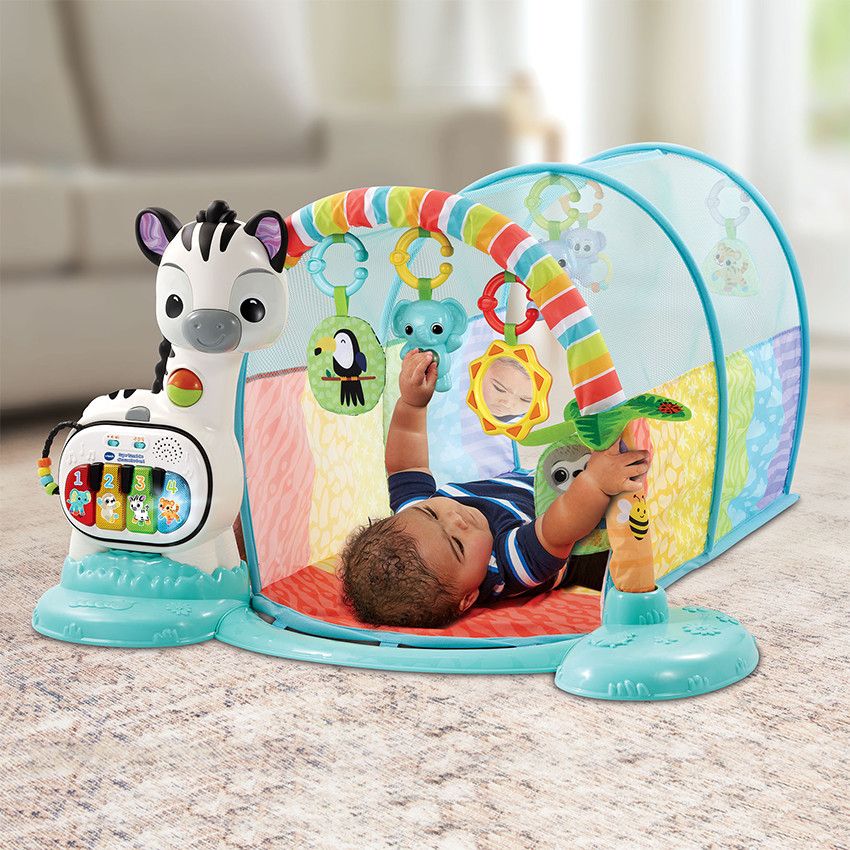 VTECH BABY Super tunnel des découvertes 6 en 1 safari Chateau - Jouet d ...