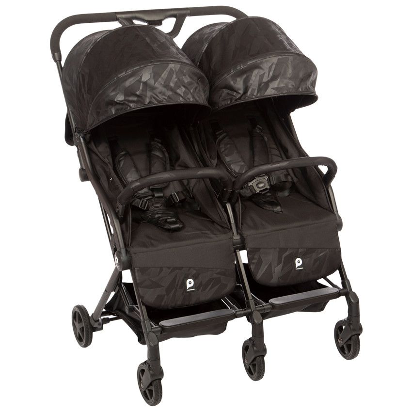 PREMAMAN Poussette double premium Aria Twin - Noir Bleu - Poussettes ...