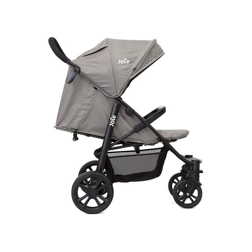 JOIE POUSSETTE LITETRAX E GRAY FLANEL Blanc - Poussettes - Poussettes ...