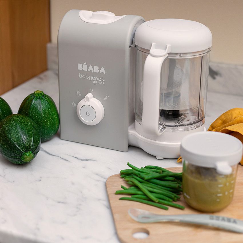BEABA Robot 4 en 1 Babycook Express - Gris Velours Beige - Robots ...