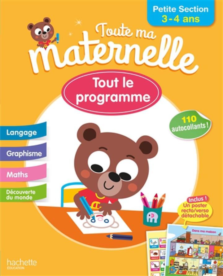 TOUTE MA MATERNELLE- PETITE SECTION 3-4 ANS - Livre - Éveil et jeux ...