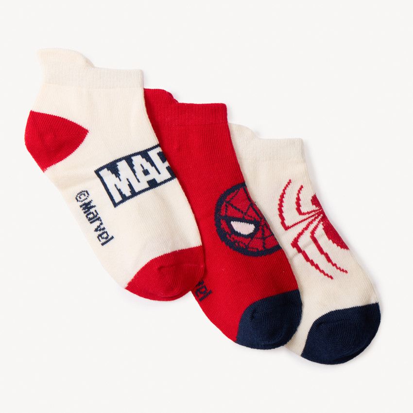 Orchestra Lot de 3 paires de socquettes Spider-Man Marvel pour bébé ...
