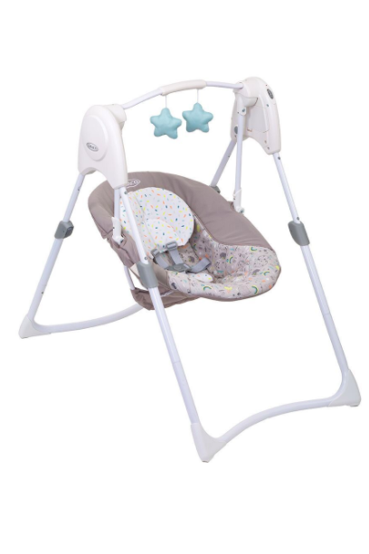 GRACO BALANCELLE - SLIM SPACES DAYDREAM MARRON - Balancelles - Éveil et ...