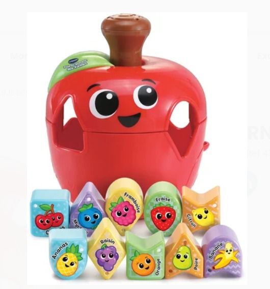 VTECH BABY TOURNI POMME DES FORMES Rose - Jouets 1er Age - Éveil et ...