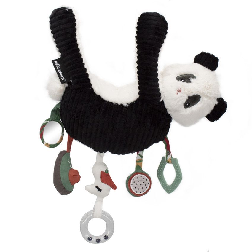 Deglingos Peluche d'activités - Rototos le panda Bleu - Doudous et ...