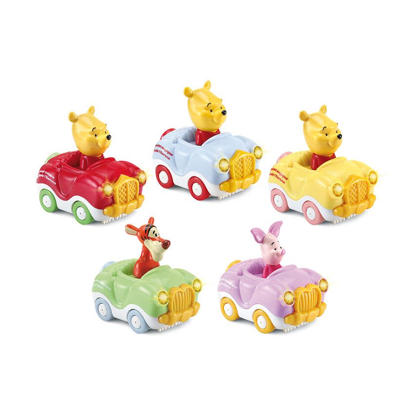 VTECH Voitures Tut Tut Bolides Winnie et ses amis Soft Taupe - Jouet d ...