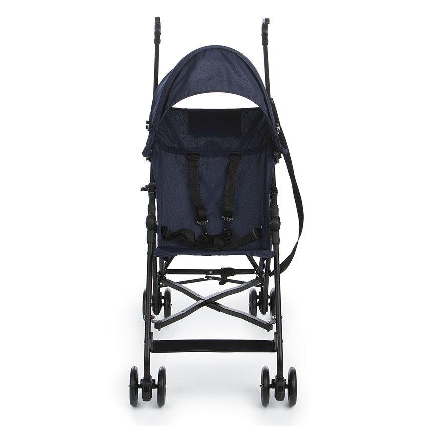 PREMAMAN Poussette canne One Way - Bleu marine Marron - Poussettes ...