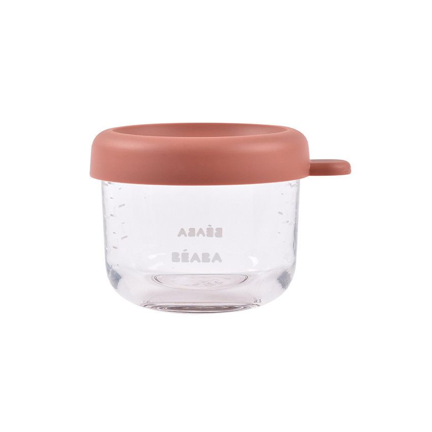 BEABA Pot de conservation terracotta en verre 150 ml Gris - Repas 2ème ...