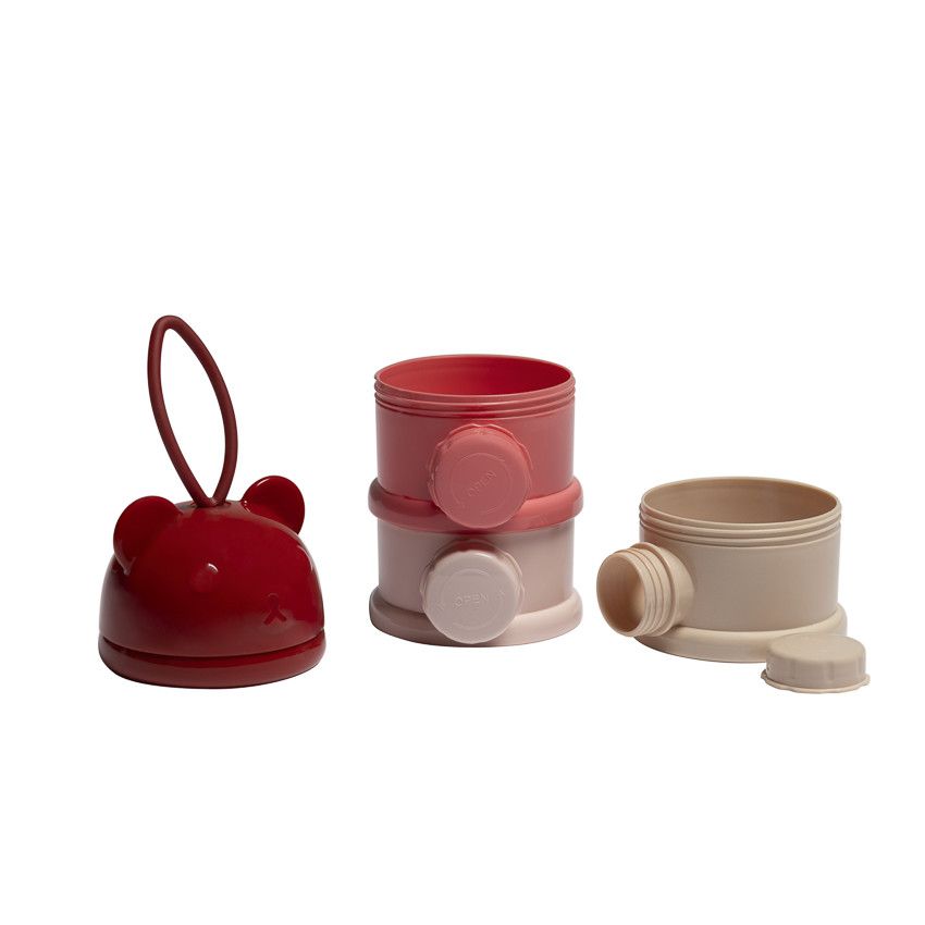 PREMAMAN Boîte doseuse pour lait en poudre Yummix 2.0 rose Rouge ...