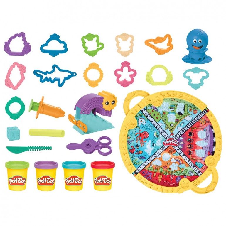 Play Doh PLAY DOH -Tapis de jeu Fold & Go - Jouets 2ème Age - Éveil et ...