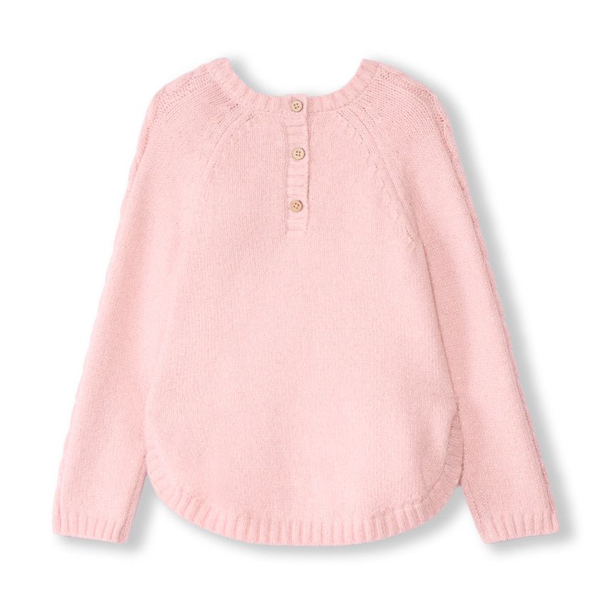 Orchestra Pull poncho en tricot uni pour bébé fille Rose clair - 9 mois ...