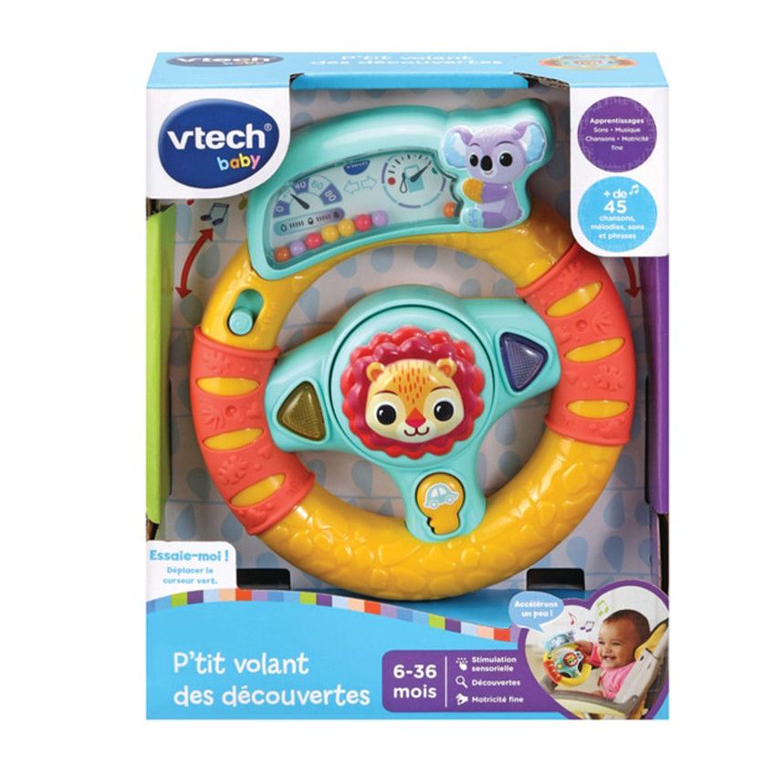VTECH BABY P'tit volant des découvertes - Volant d'activités ...