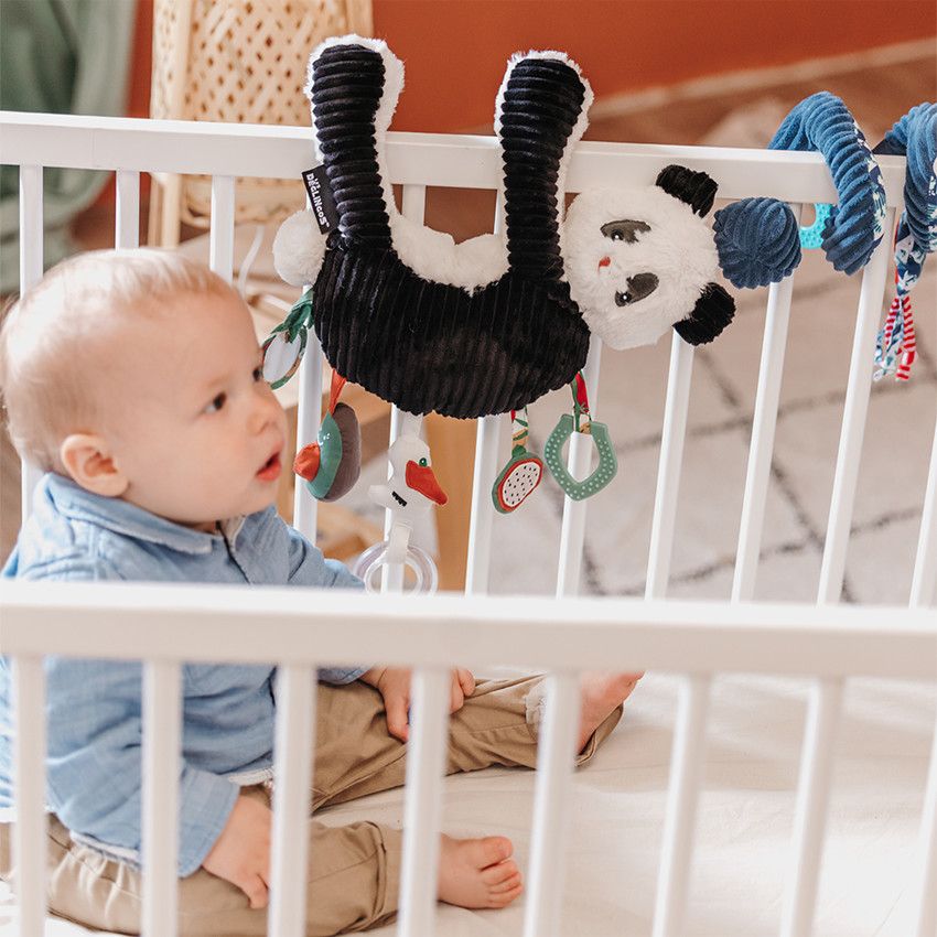 Deglingos Peluche d'activités - Rototos le panda Bleu - Doudous et ...