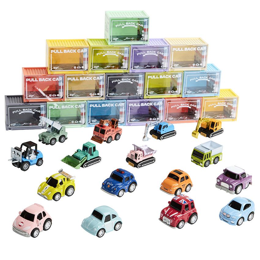 PREMAMAN Véhicule miniature à friction Tractopelle bleu/noir Soft Taupe ...