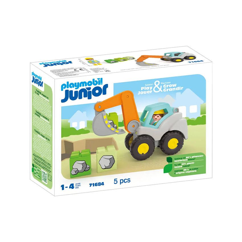 Playmobil Figurine avec construction pelleteuse Soft Taupe - Jouets ...