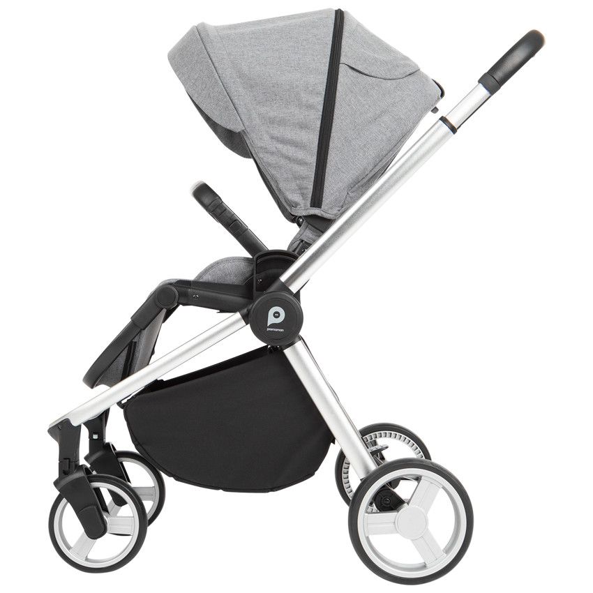 PREMAMAN Poussette trio Tessa - Gris chiné Terracotta - Poussettes duo ...