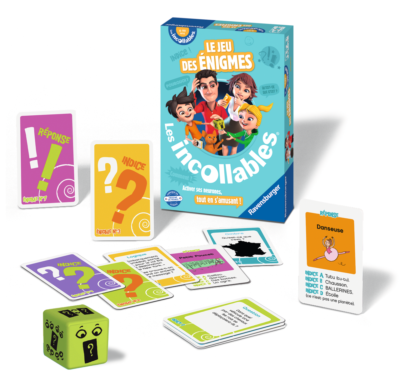 Ravensburger Jeux Stratégie & Réflexion Jeu Incollables Enigmes Multicolore - Jouets 2ème Age ...